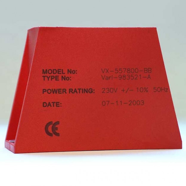 Laser marking of Electrical Casing